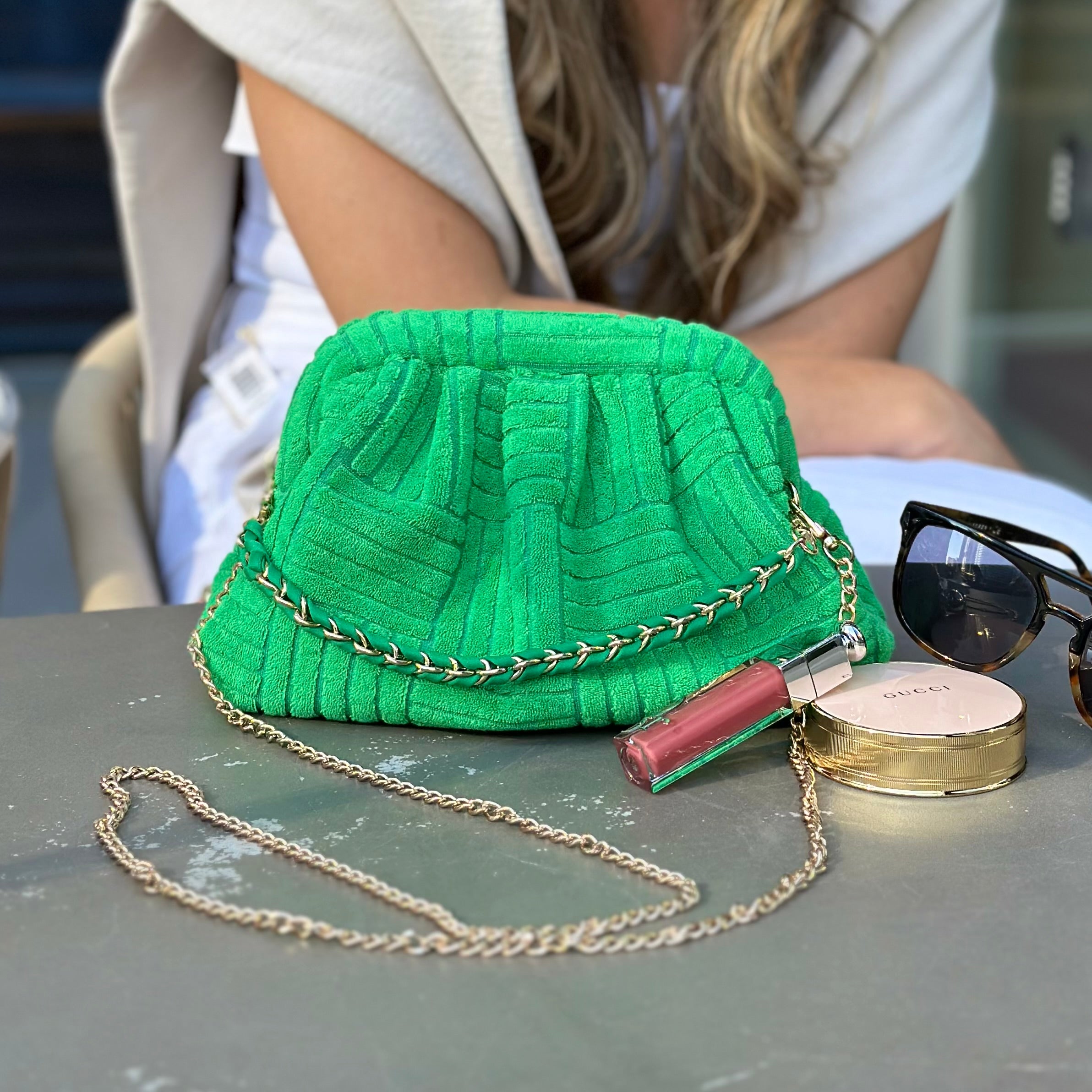 The Belize - Emerald Terry Cloth – Roam